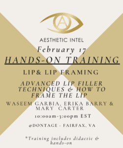 Upcoming Courses Aesthetic Intel | Injectable training | VA